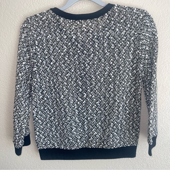 Monteau | Sweaters | Monteau Black White Golden Cardigan Sweater Medium ...